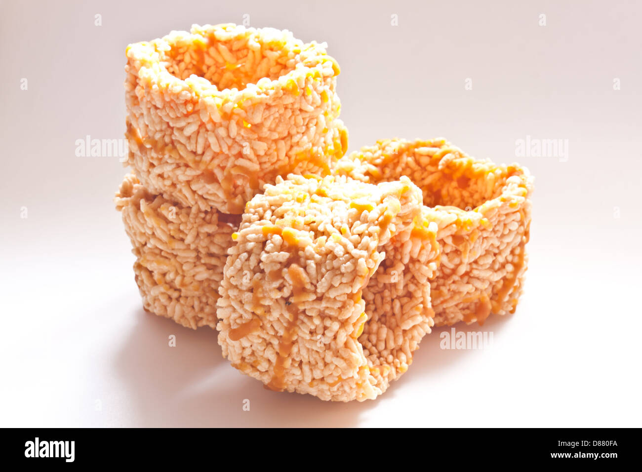 Cracker caramel coating Stock Photo - Alamy