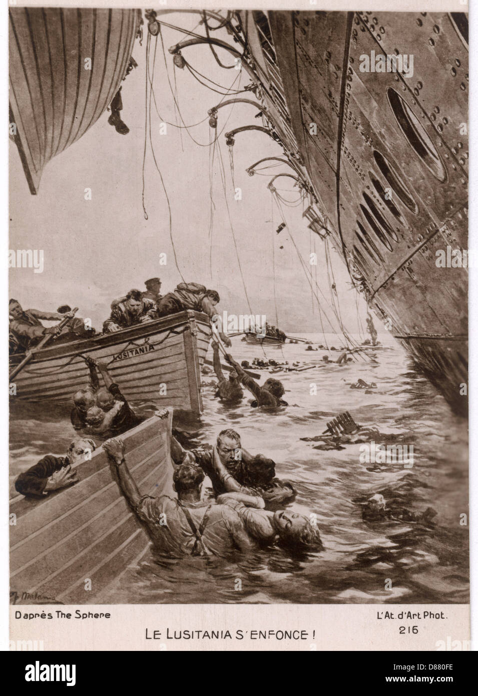 Survivors of the lusitania hi-res stock photography and images - Alamy