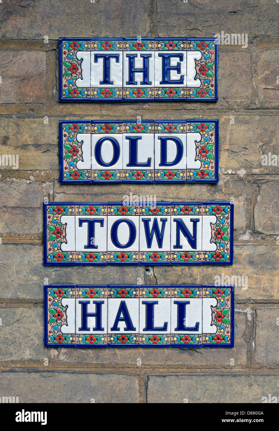 Town hall sign hi-res stock photography and images - Alamy