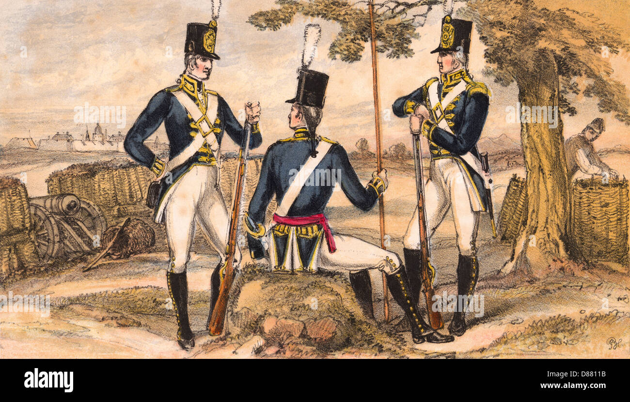 SAPPERS & MINERS 1802 Stock Photo - Alamy
