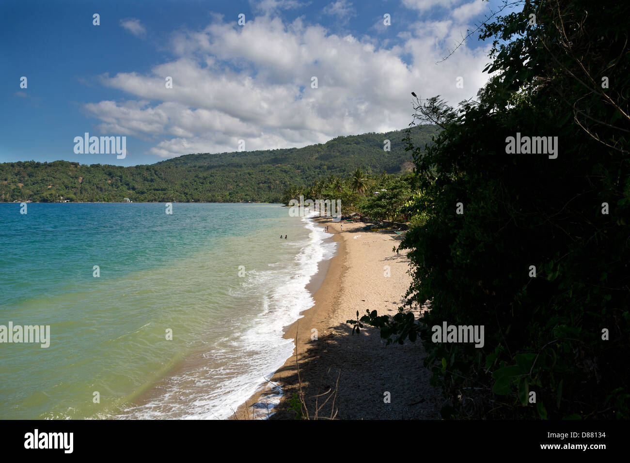 Lonely Beach on Mindoro Island, Philippines Stock Photo - Alamy