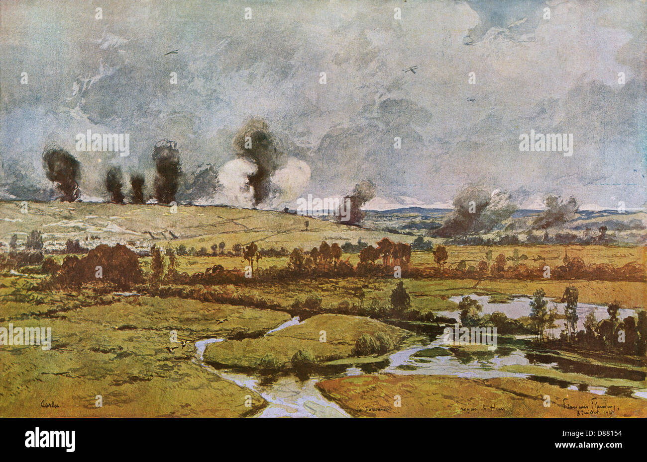 1916/SOMME VALLEY SCENE Stock Photo - Alamy