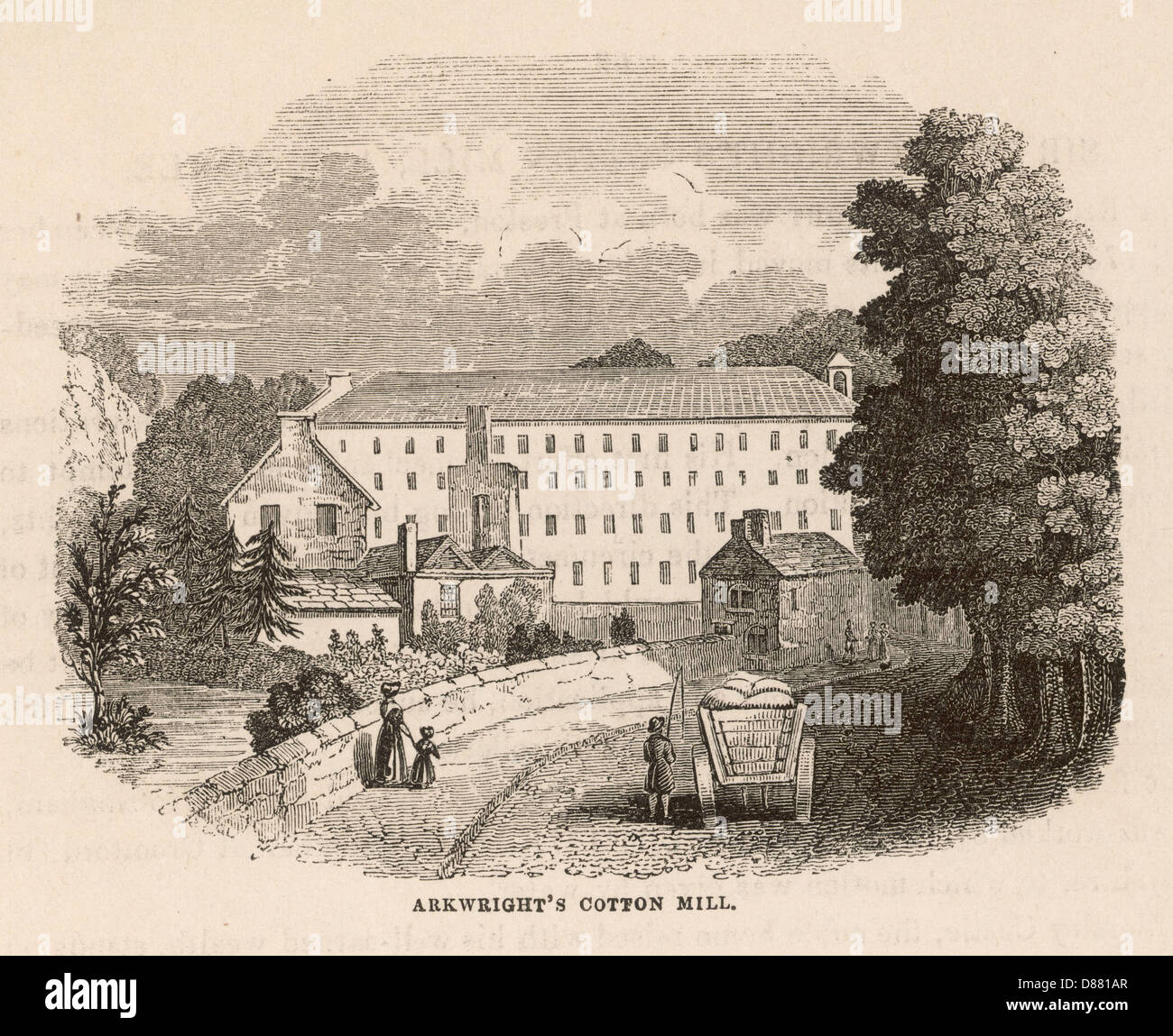 Arkwright's cotton mill derby hi-res stock photography and images - Alamy
