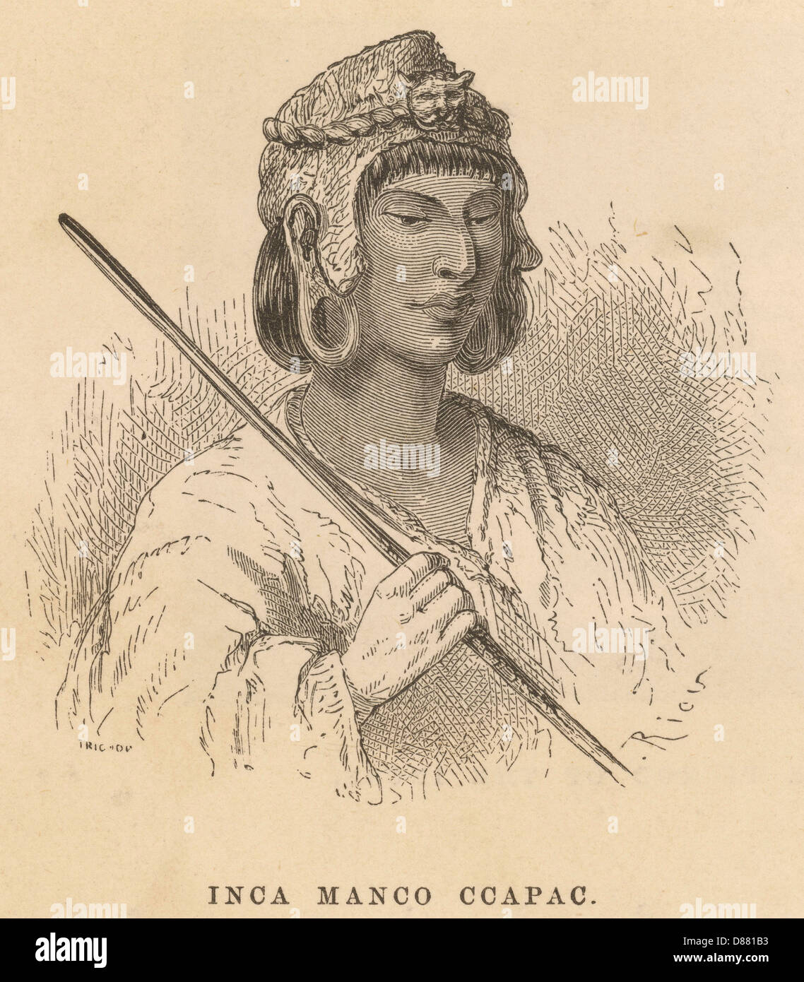 EMPEROR MANQO QHAPAQ Stock Photo - Alamy