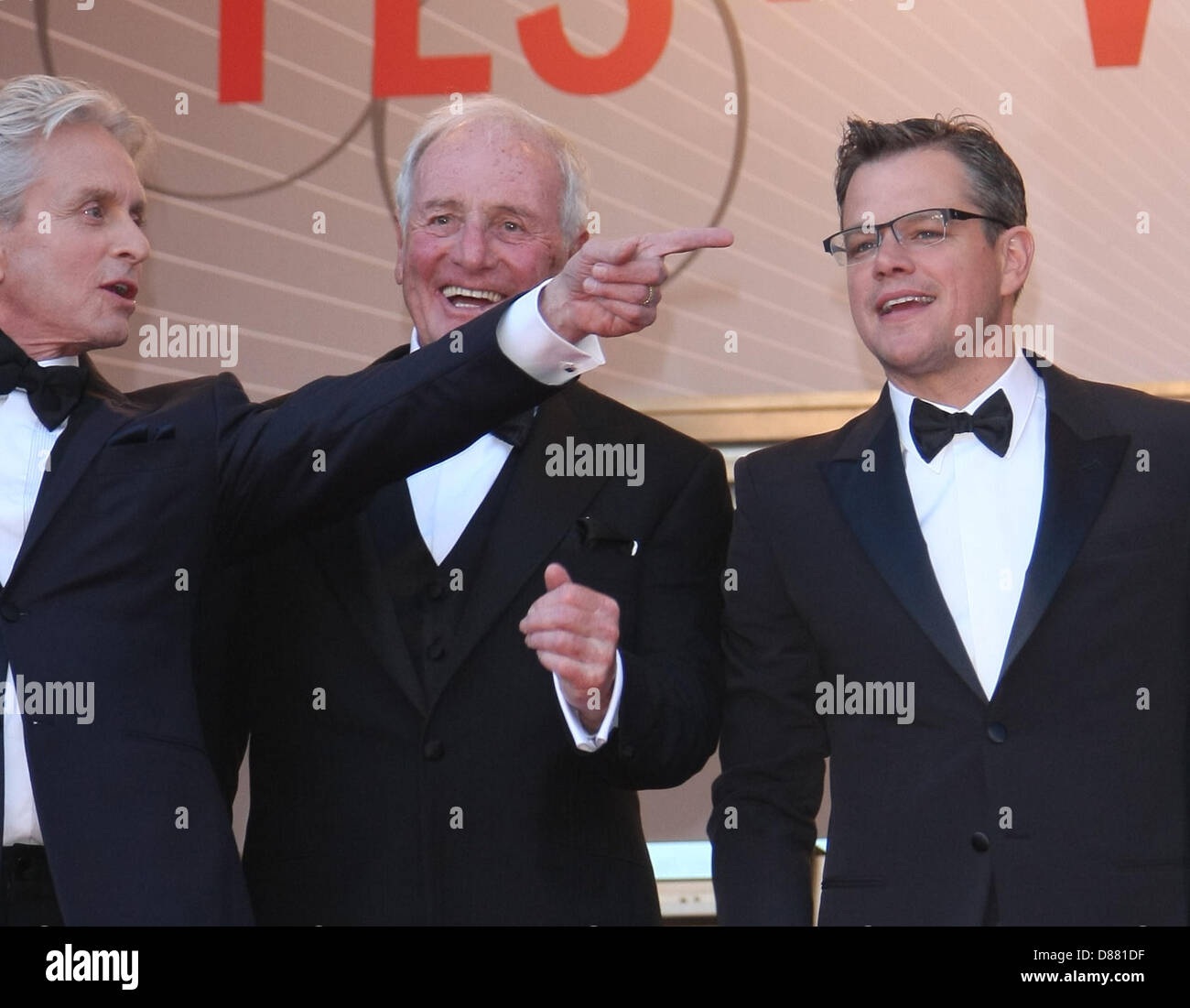 MICHAEL DOUGLAS JERRY WEINTRAUB MATT DAMON BEHIND THE CANDELABRA ...