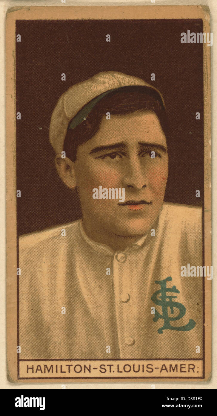 Earl Hamilton baseball card Stock Photo - Alamy