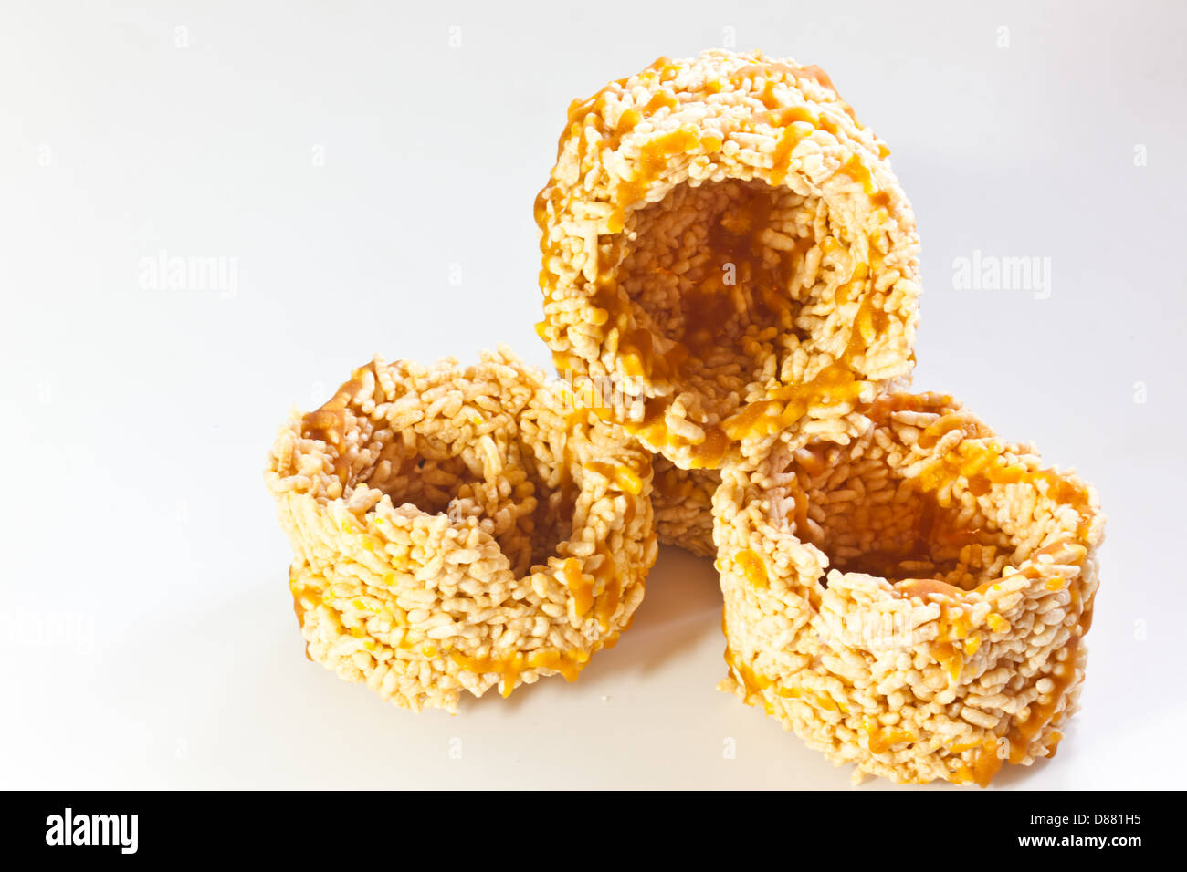 Cracker caramel coating Stock Photo - Alamy