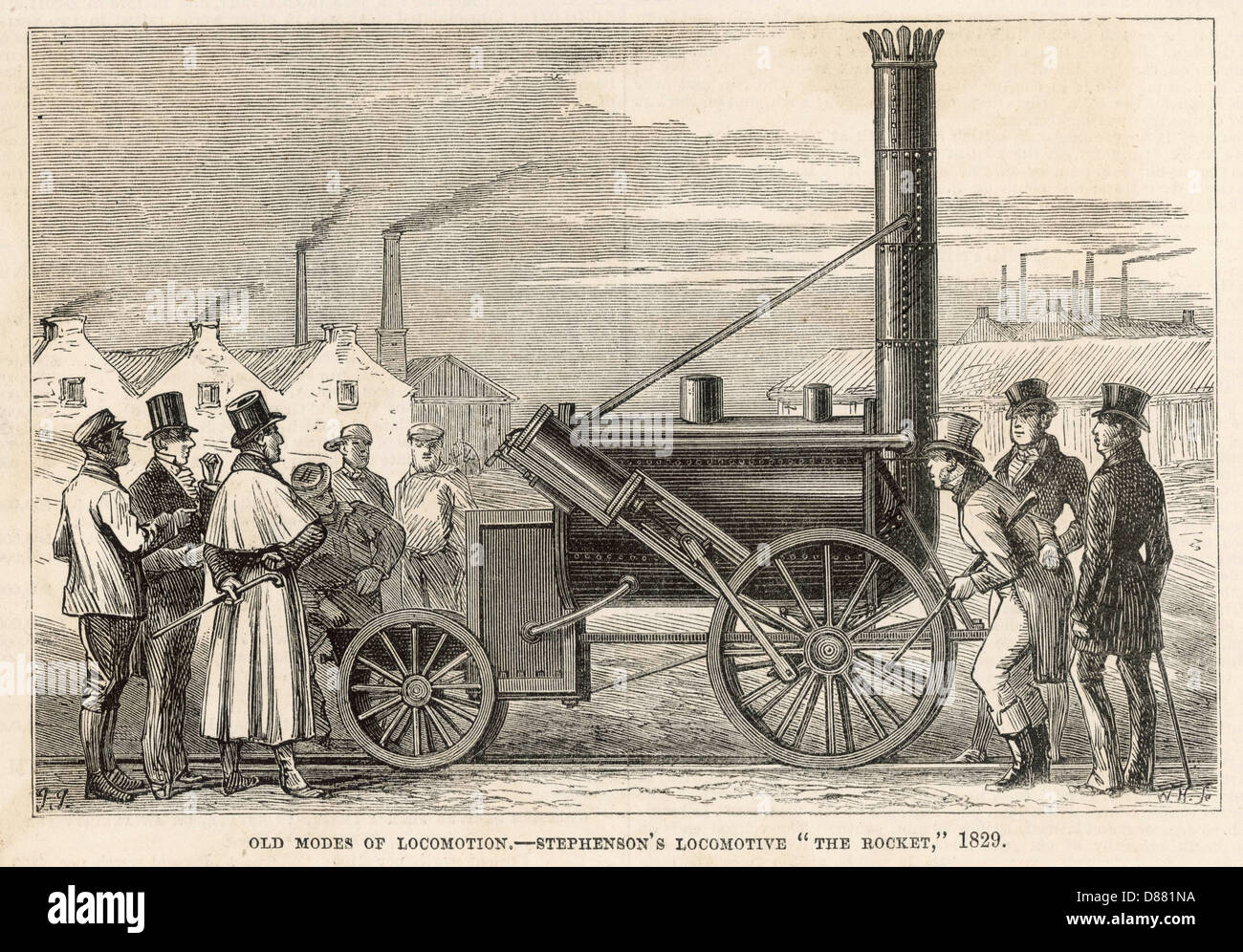 George stephenson rocket hi-res stock photography and images - Alamy