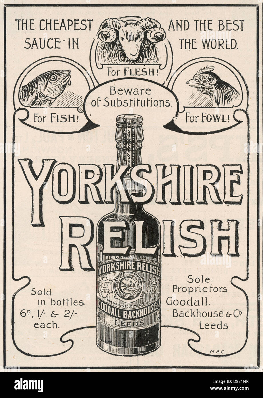 Yorkshire relish hi-res stock photography and images - Alamy