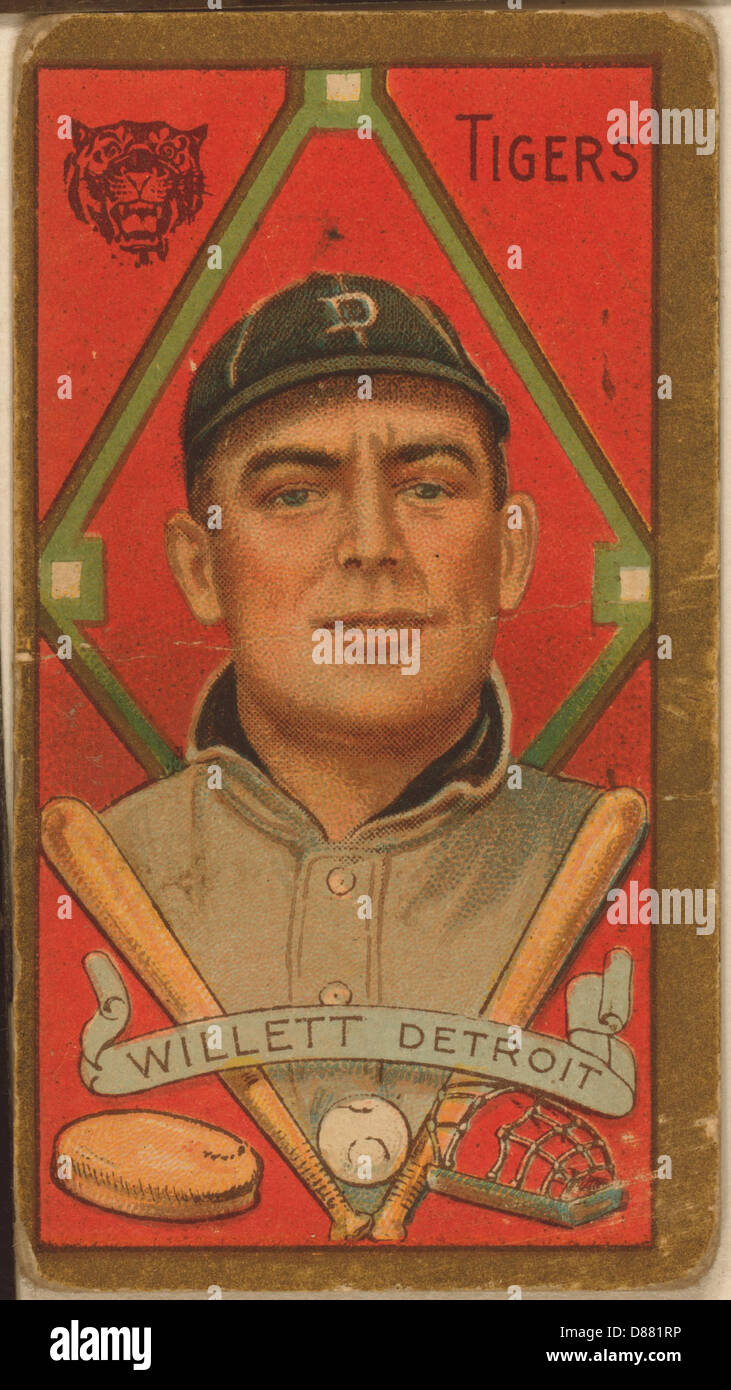 Ed Willett baseball card Stock Photo - Alamy