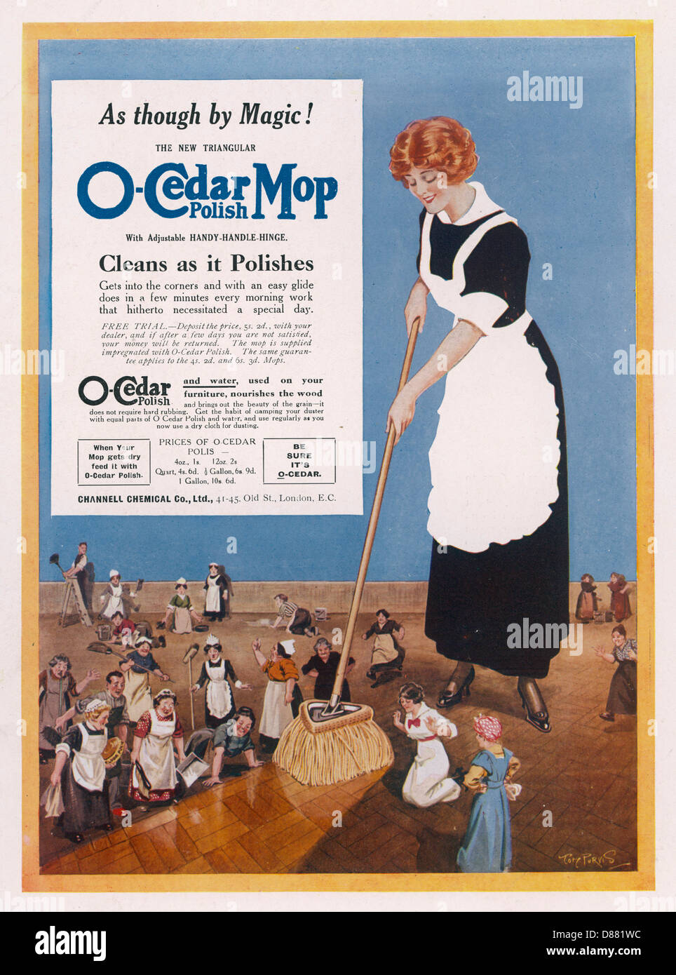 Floor polish advert hi-res stock photography and images - Alamy