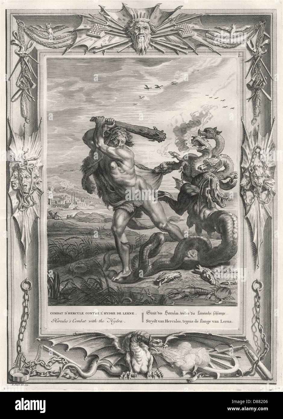 Hercules hydra iolaus hi-res stock photography and images - Alamy