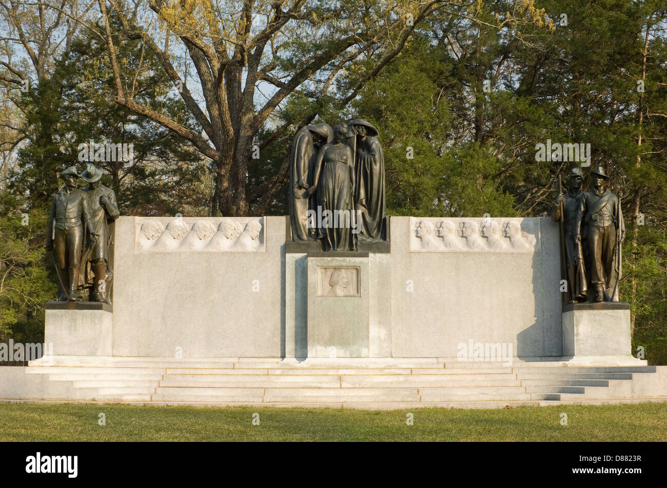 Confederate Memorial, Shiloh National Military Park, Tennessee. Digital ...