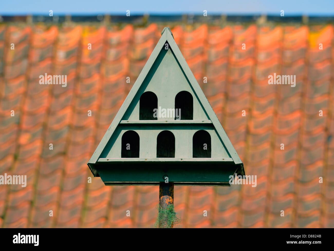 Triangular dovecote. Wrentham, Suffolk, England, United Kingdom, Europe ...
