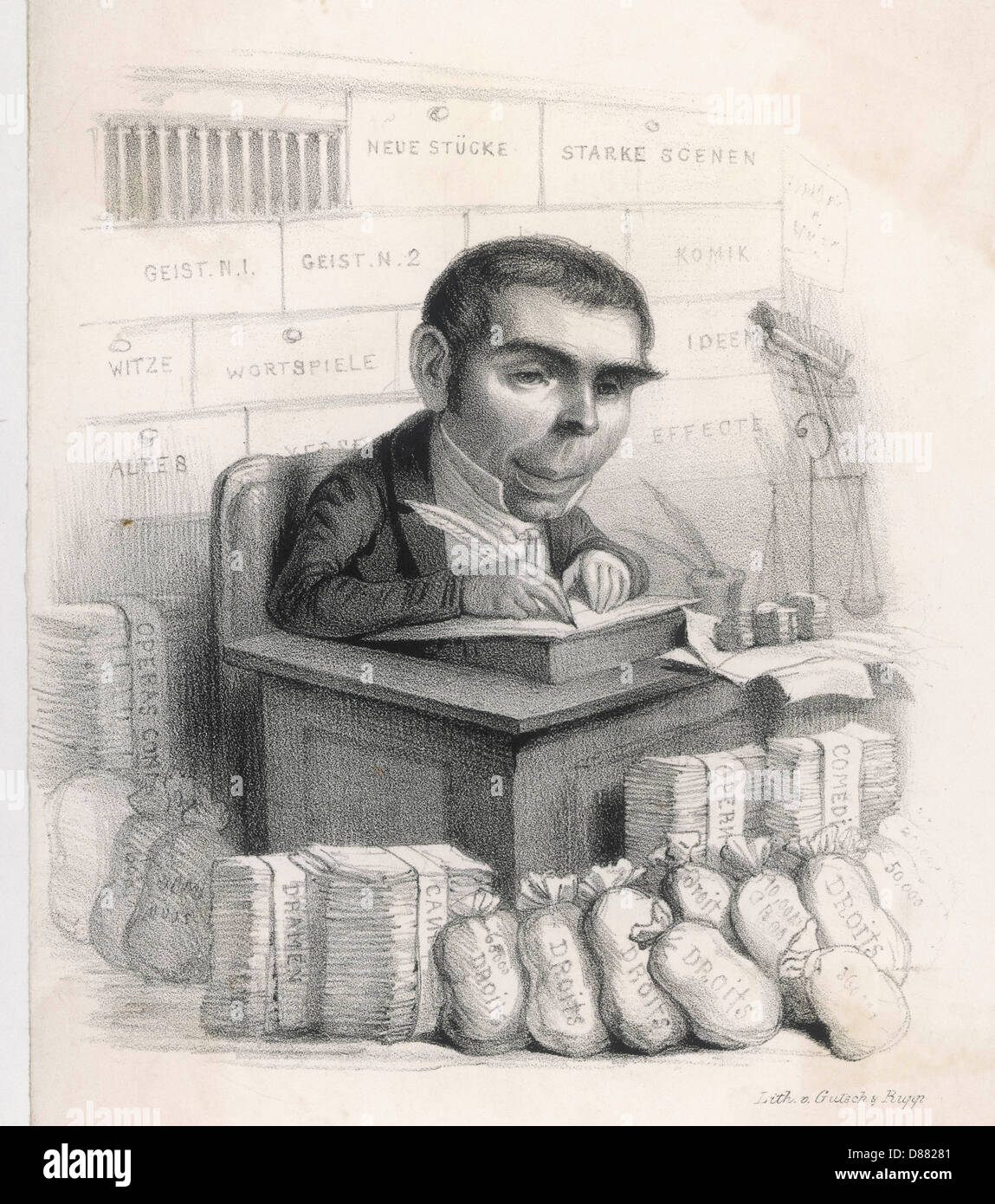 Eugene scribe 1791 1861 hi-res stock photography and images - Alamy