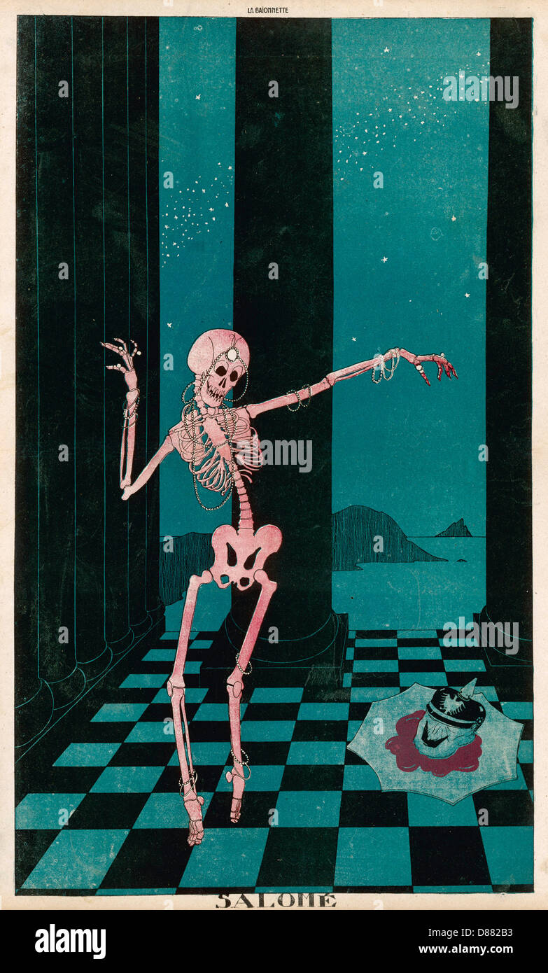 Cartoon, Salome, WW1 Stock Photo - Alamy