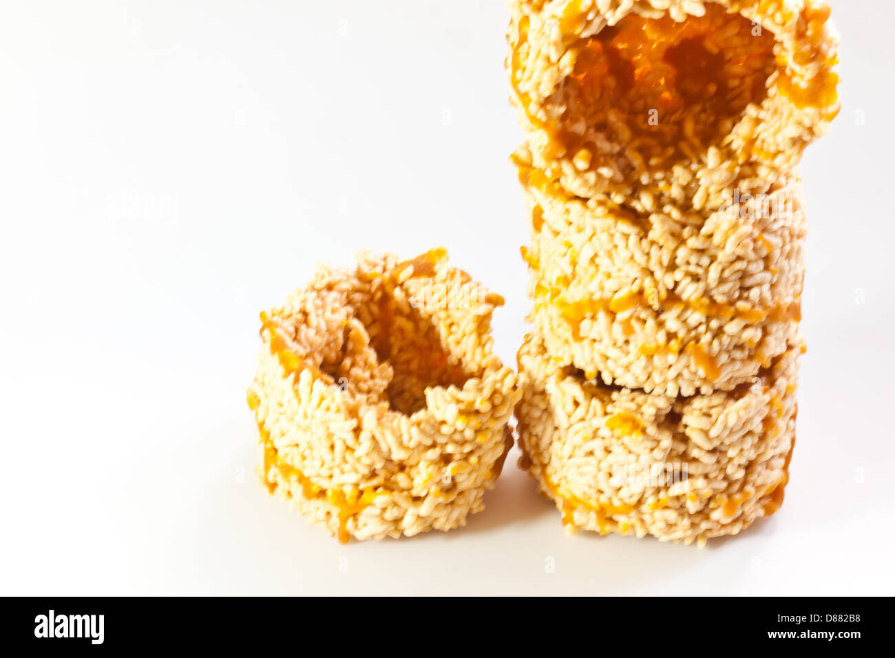 Cracker caramel coating Stock Photo - Alamy