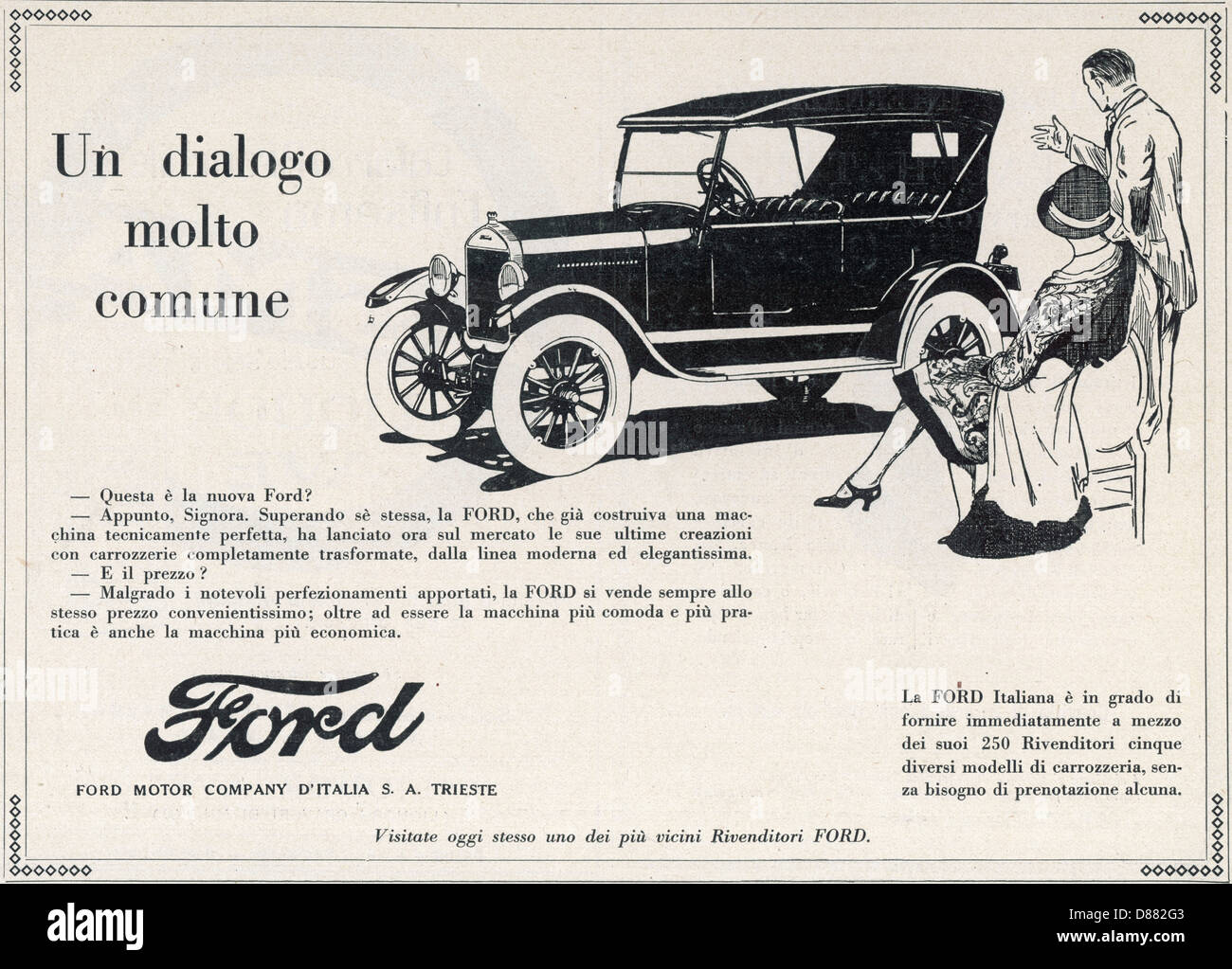 FORD IN ITALY - 2 Stock Photo - Alamy