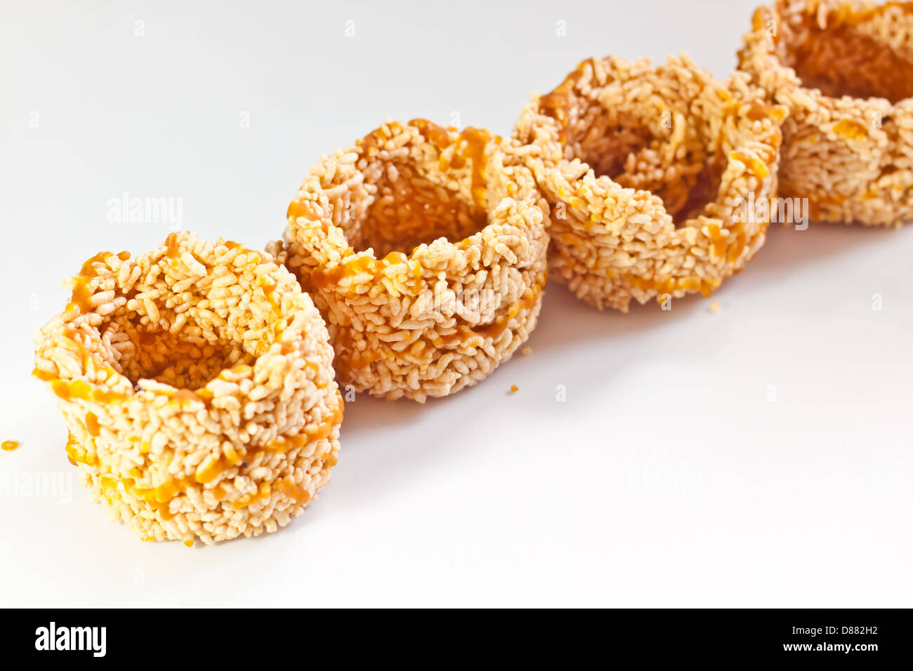 Cracker caramel coating Stock Photo - Alamy