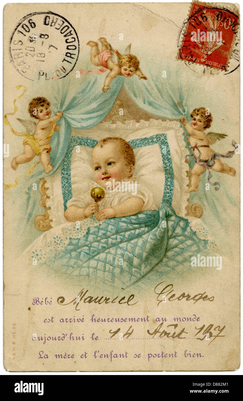 Birth announcement hi-res stock photography and images - Alamy
