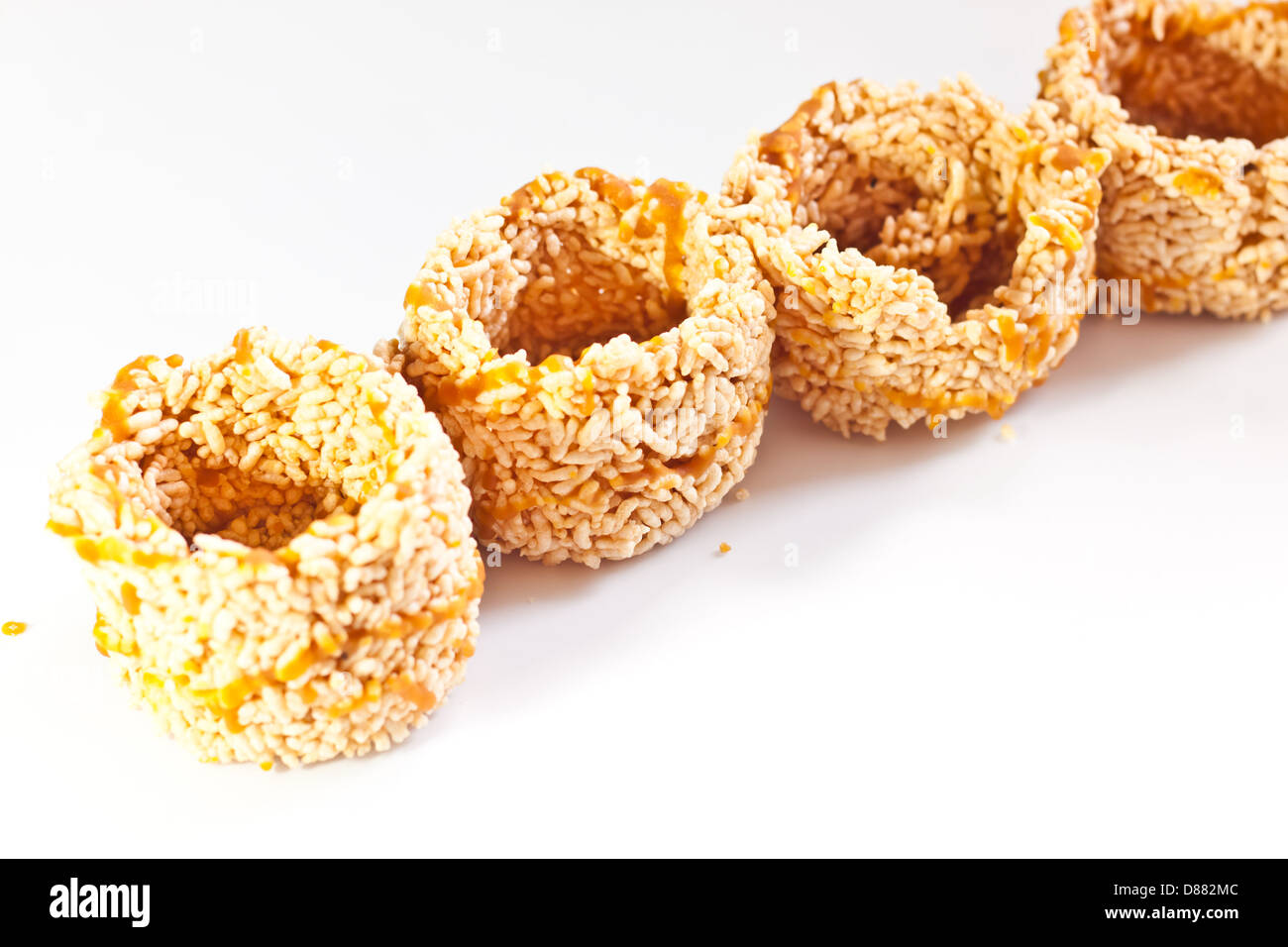 Cracker caramel coating Stock Photo - Alamy