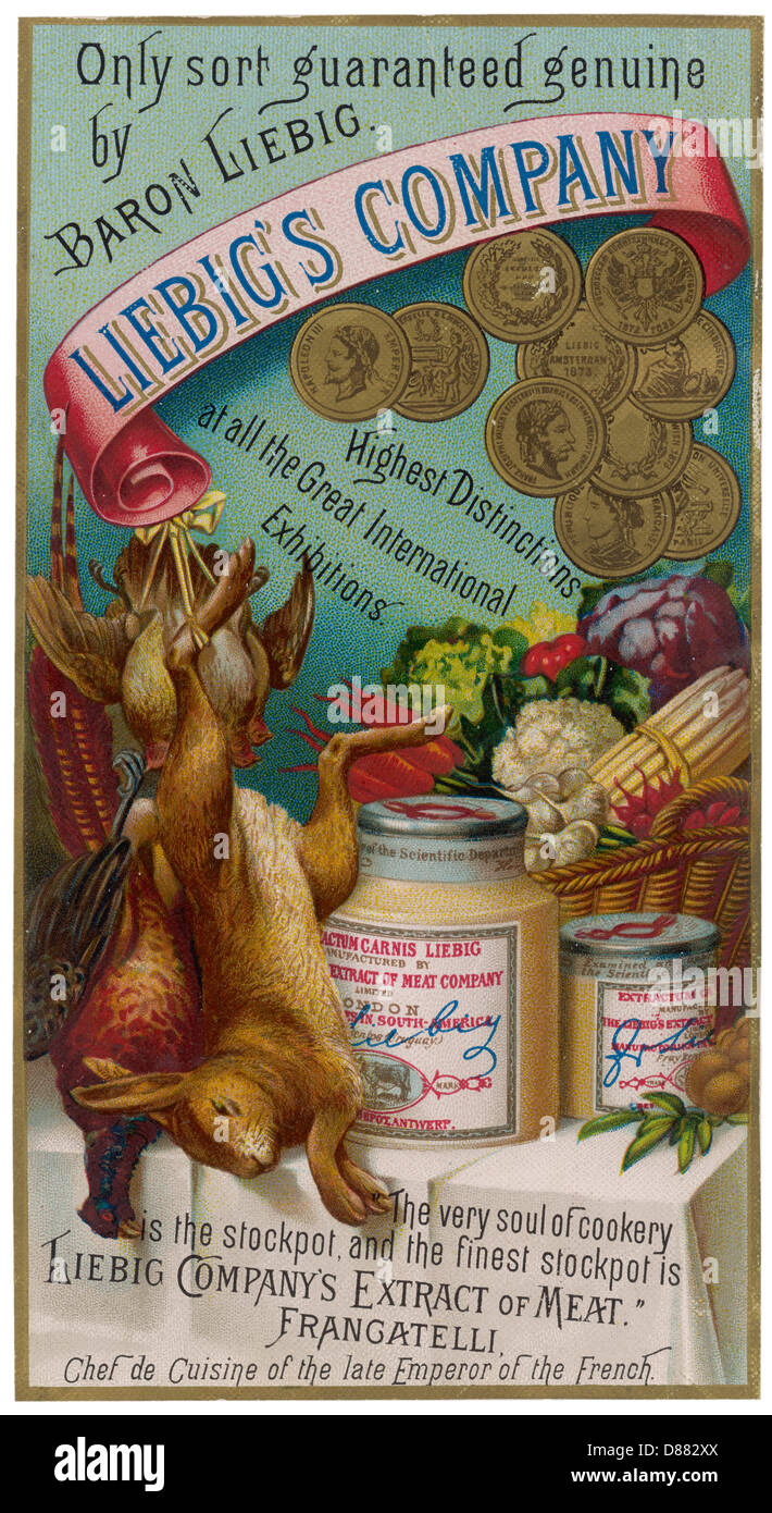 Liebigs extract beef hi-res stock photography and images - Alamy