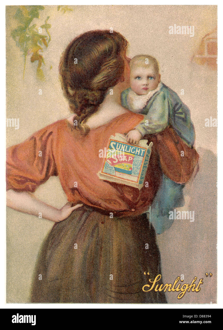 Sunlight soap advert hi-res stock photography and images - Alamy