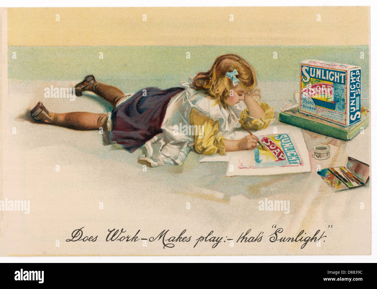 Sunlight soap advert hi-res stock photography and images - Alamy