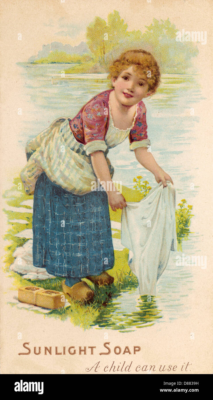 Sunlight soap advert hi-res stock photography and images - Alamy