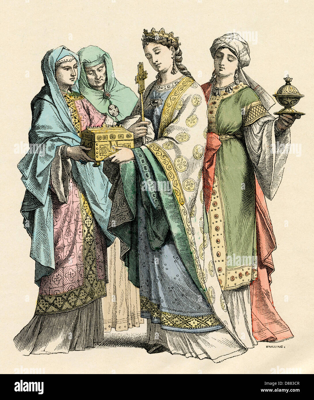 Frankish women hi-res stock photography and images - Alamy