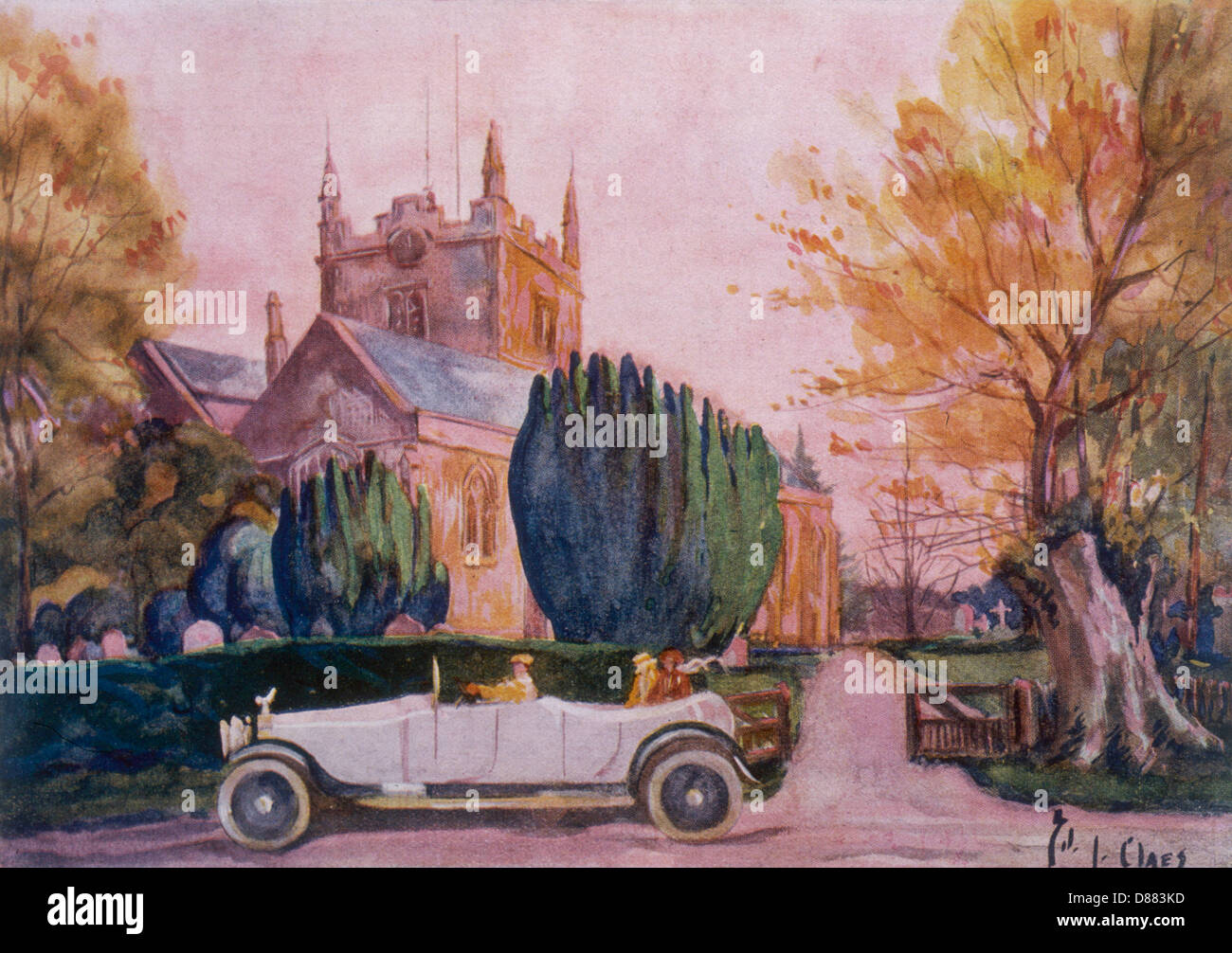 OLD BASING CHURCH/HANTS Stock Photo - Alamy