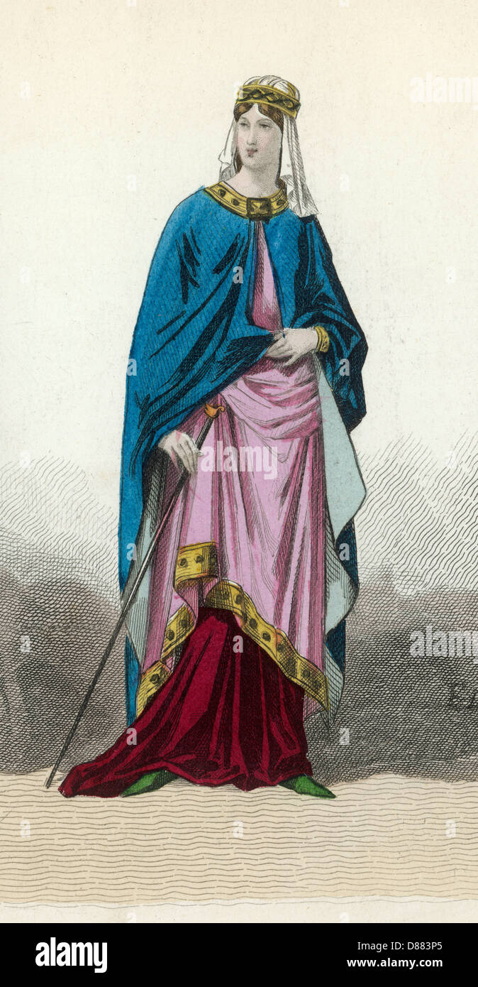 9th century Woman Stock Photo - Alamy