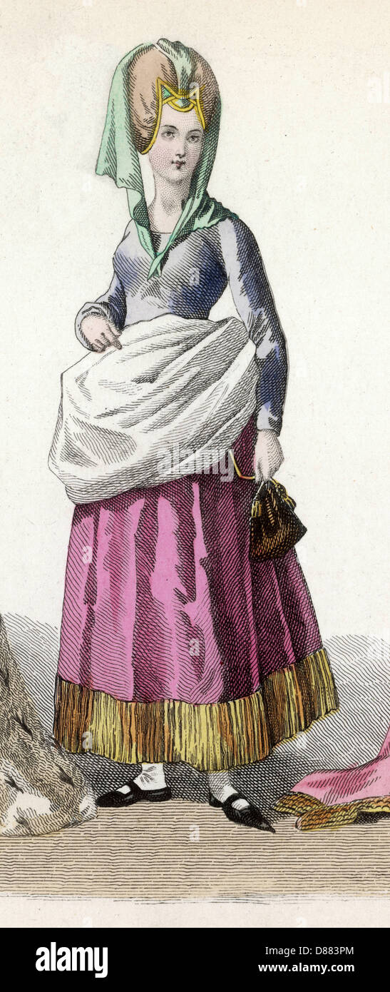 WOMAN - circa 1410 - 2 Stock Photo - Alamy