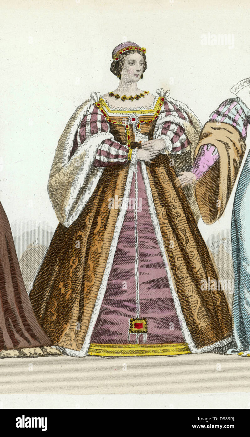 Lady of 1530 Stock Photo - Alamy