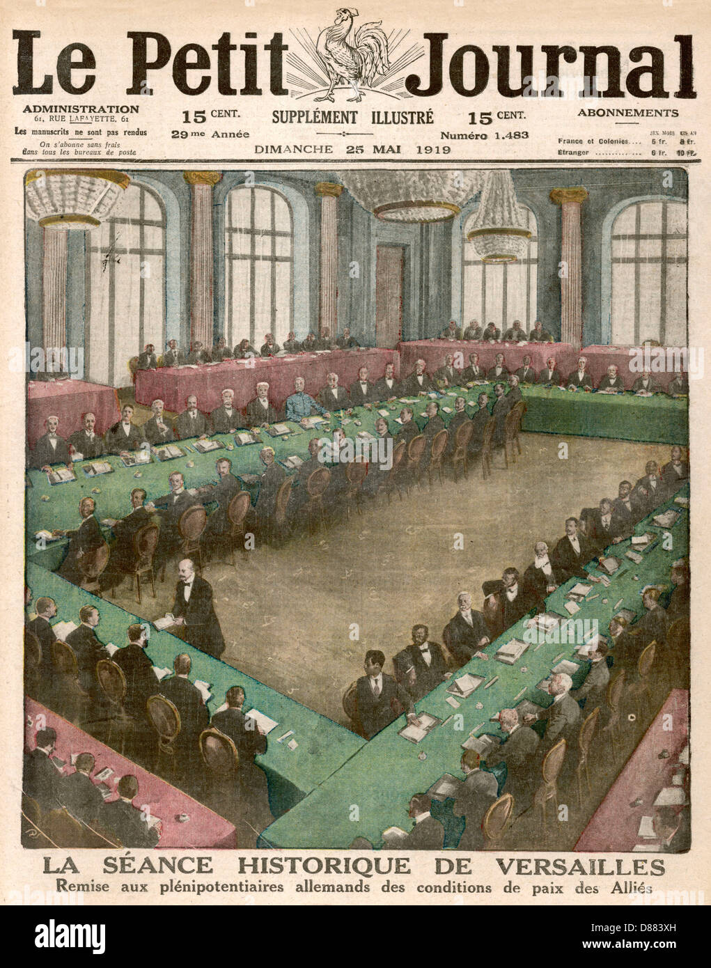 The treaty of versailles hi-res stock photography and images - Alamy
