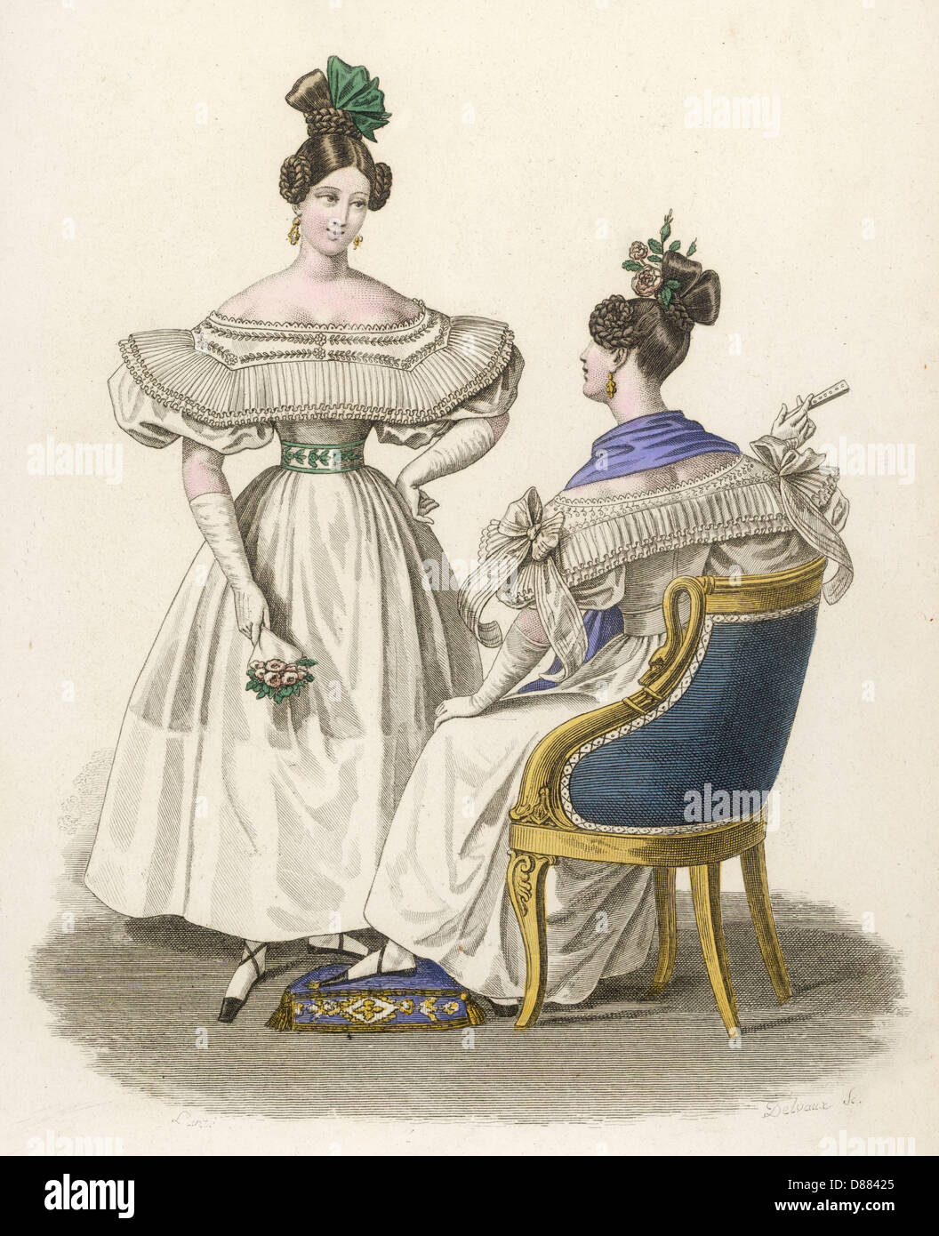 Fashion September 1832 Stock Photo - Alamy