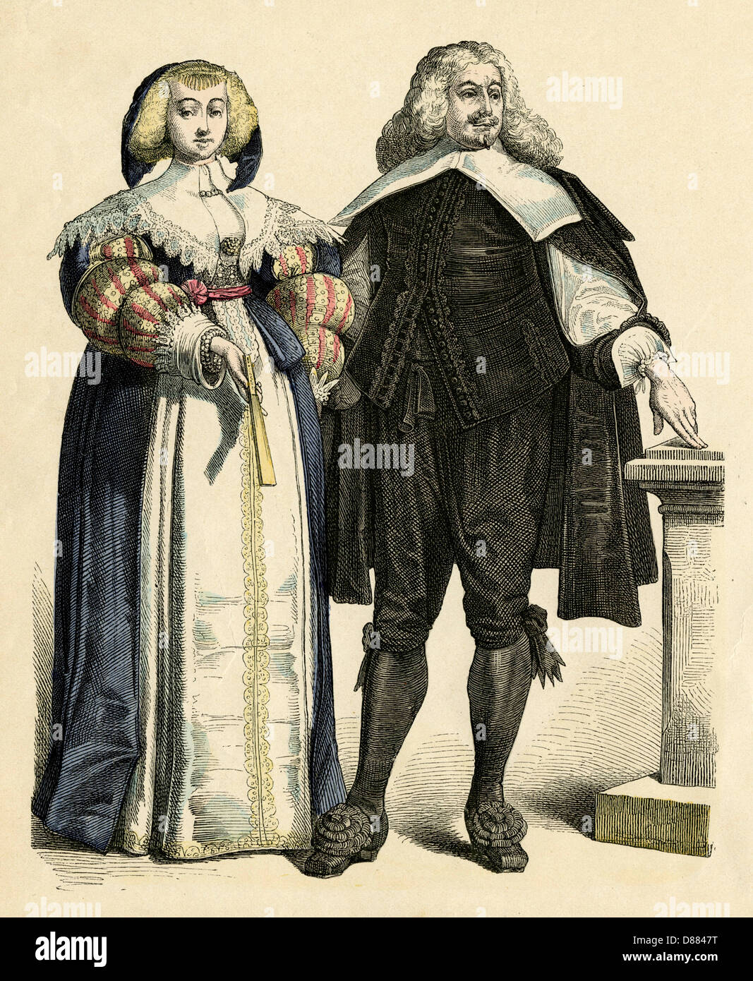 German Couple 1650 Stock Photo - Alamy
