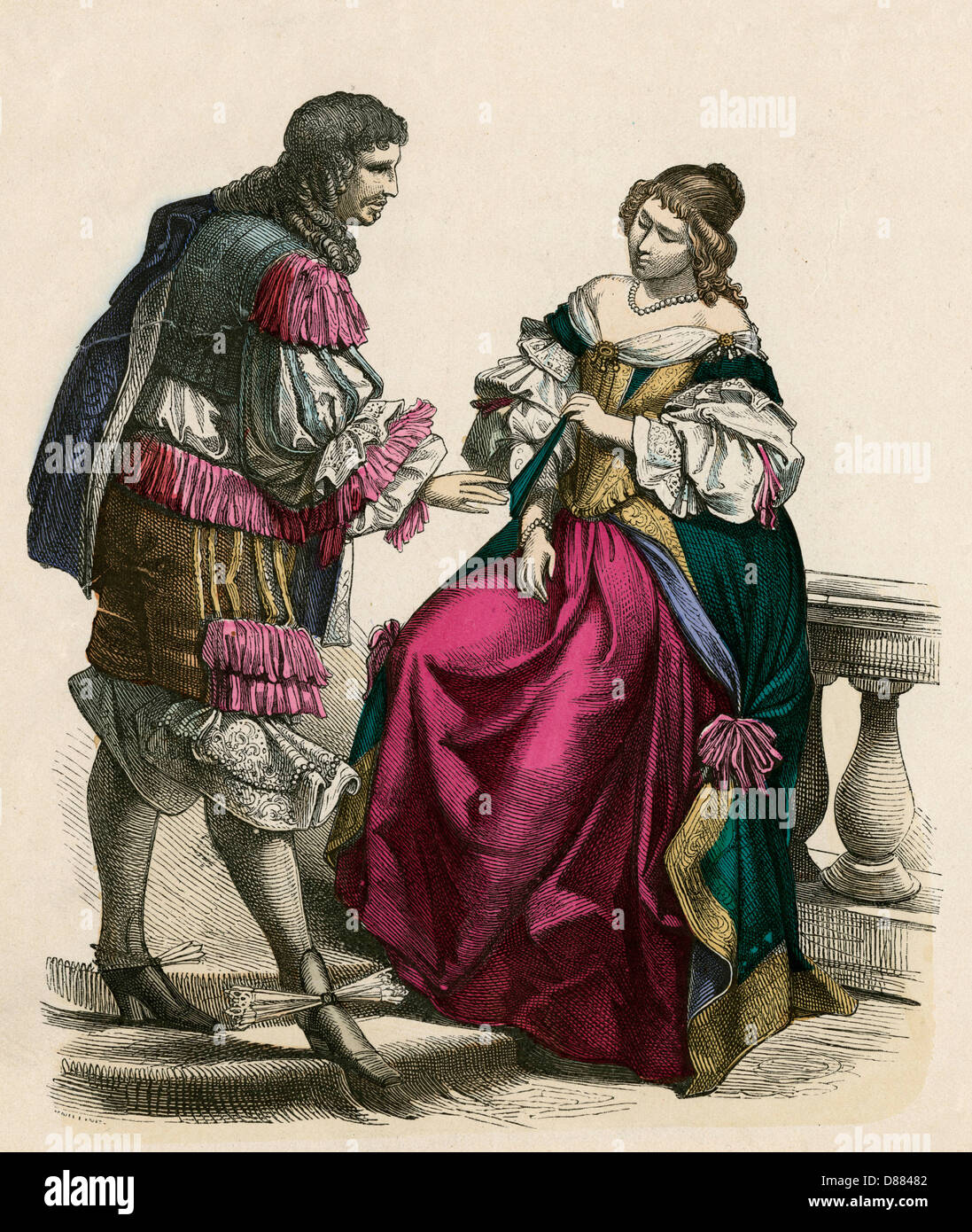 French Court Dress High Resolution Stock Photography and Images - Alamy