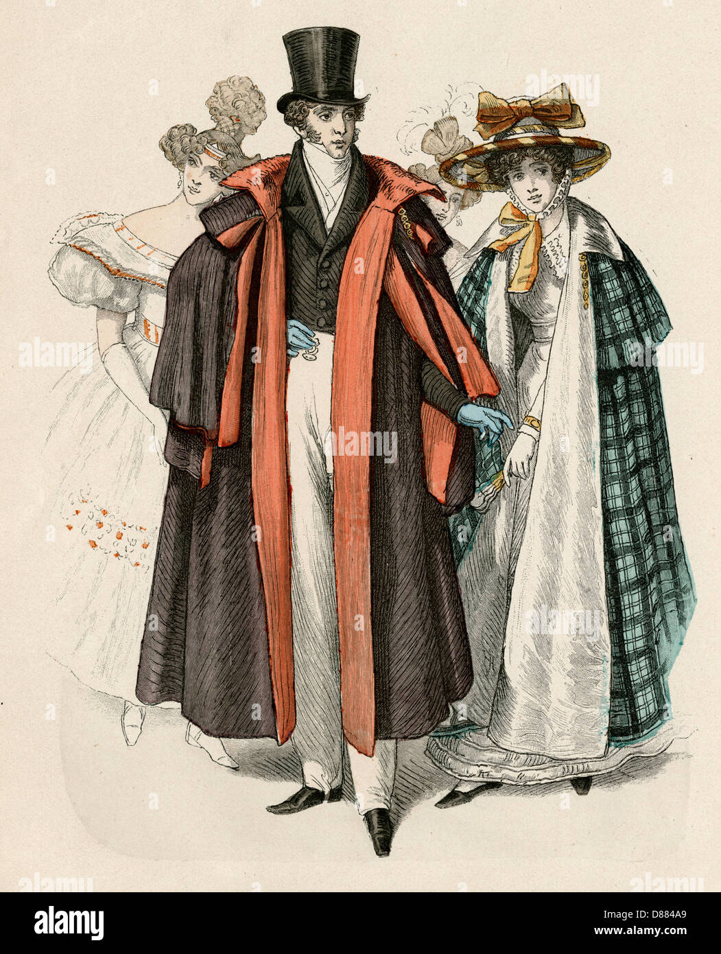 Costume - Men Late 1820s Stock Photo - Alamy