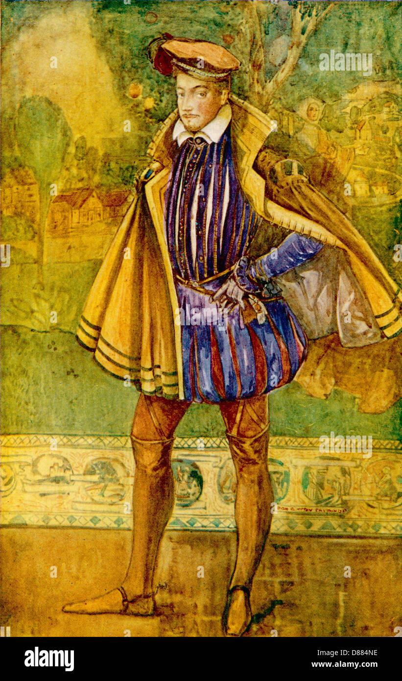 Elizabethan costume male hi-res stock photography and images - Alamy