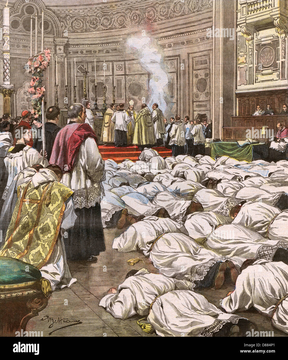 NEW PRIESTS AT ROME Stock Photo - Alamy