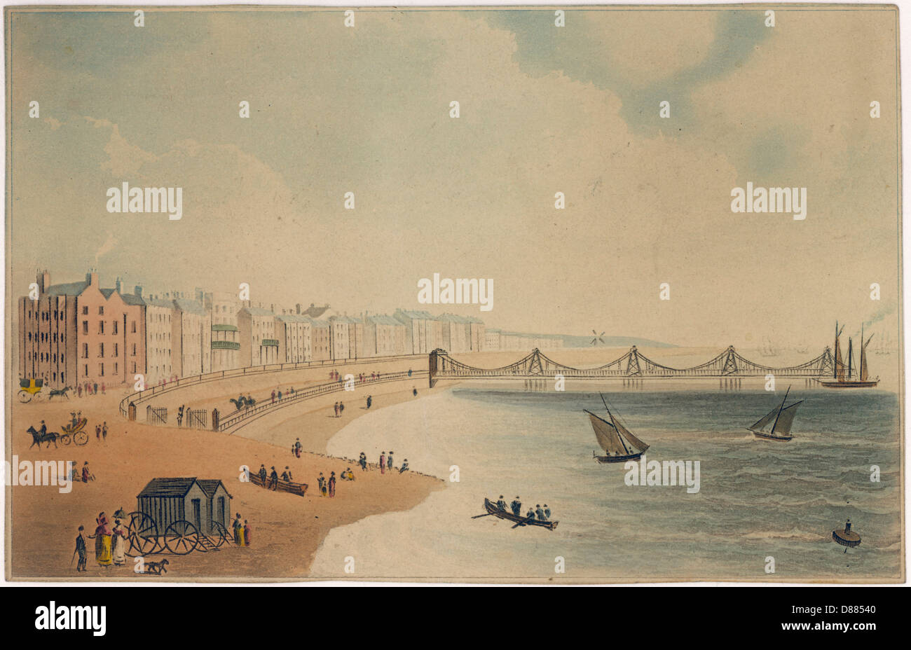 Brighton - Chain Pier Stock Photo - Alamy