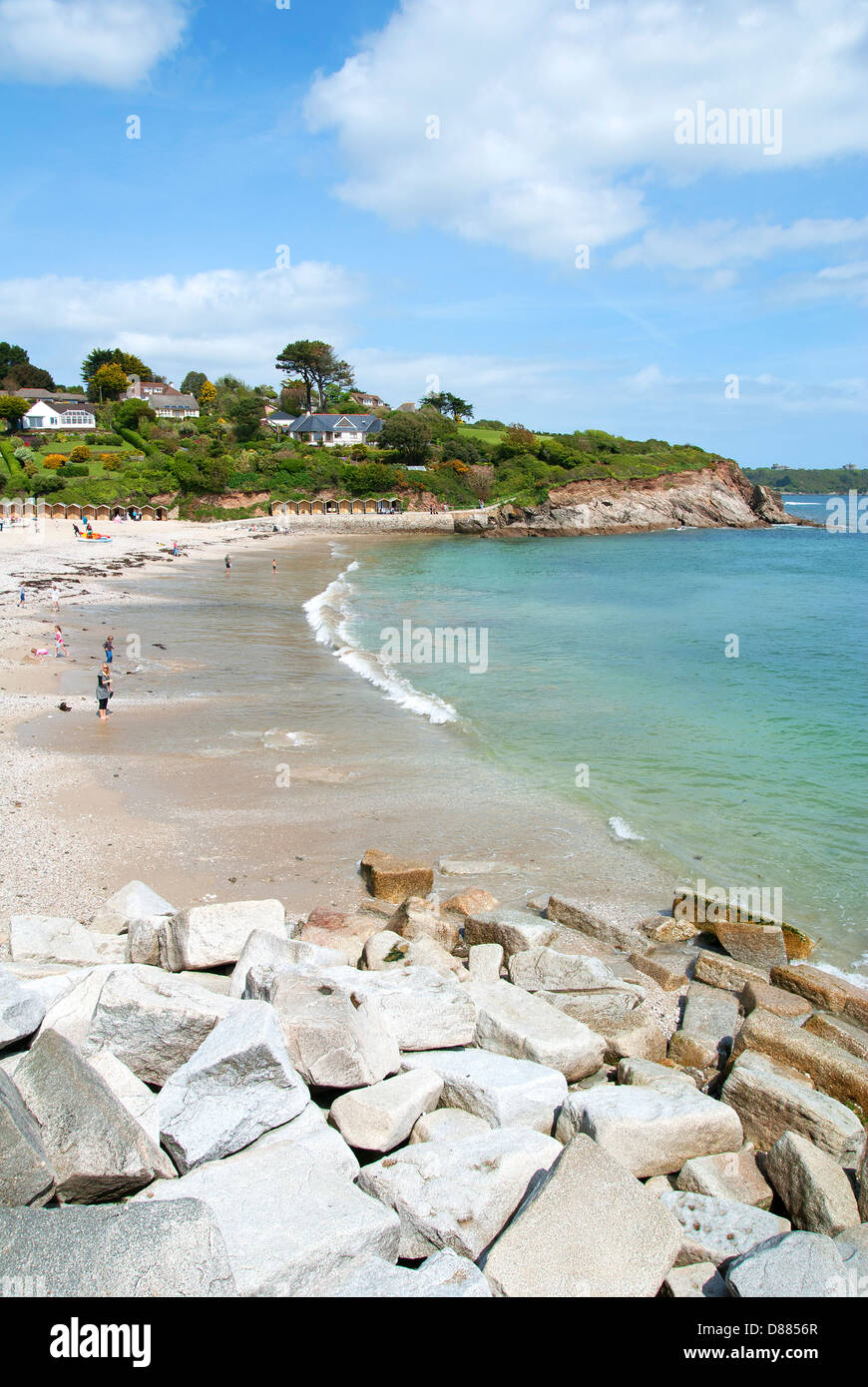 Swanpool beach near Falmouth in Cornwall, UK Stock Photo - Alamy