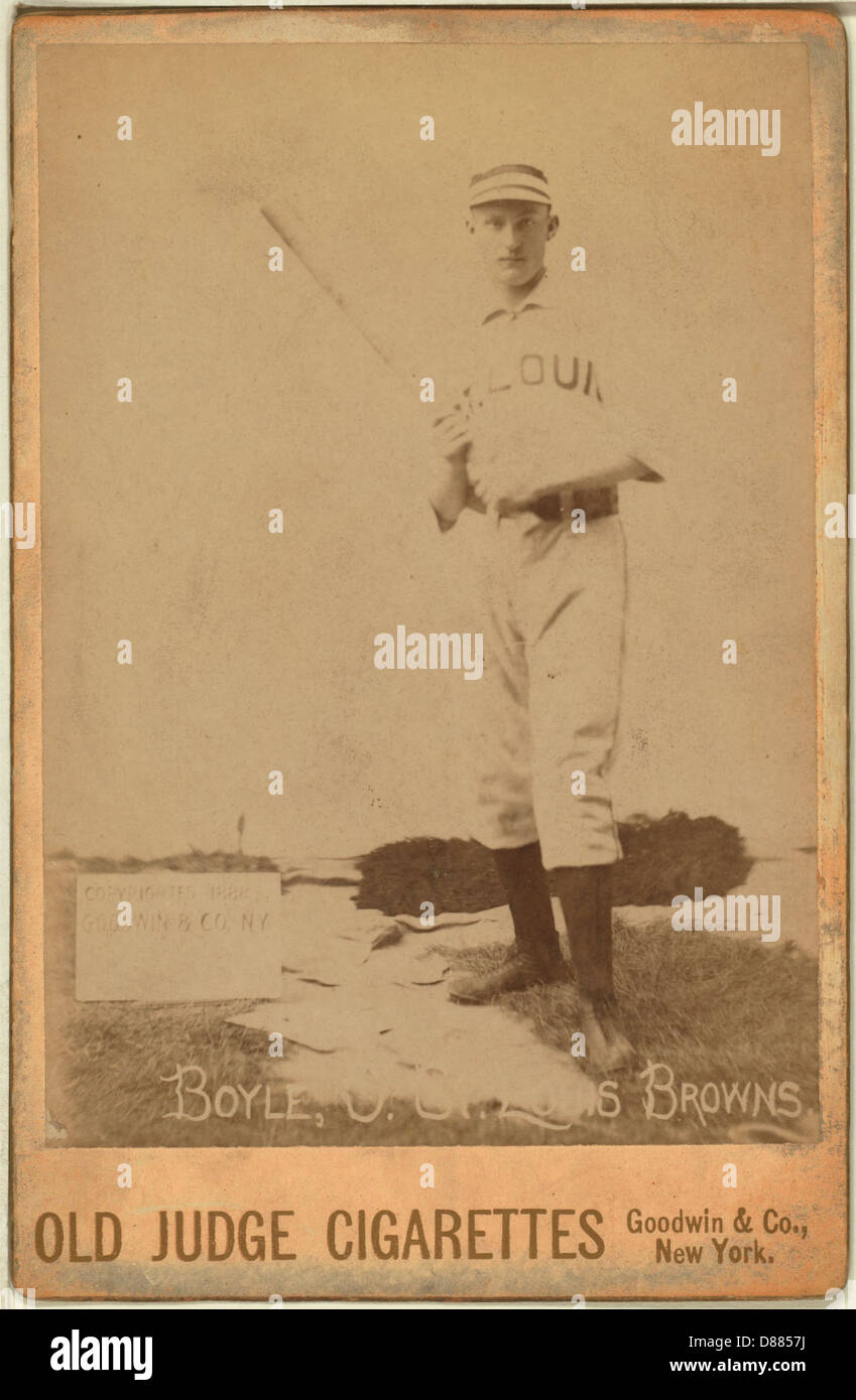 Jack Boyle baseball card Stock Photo - Alamy