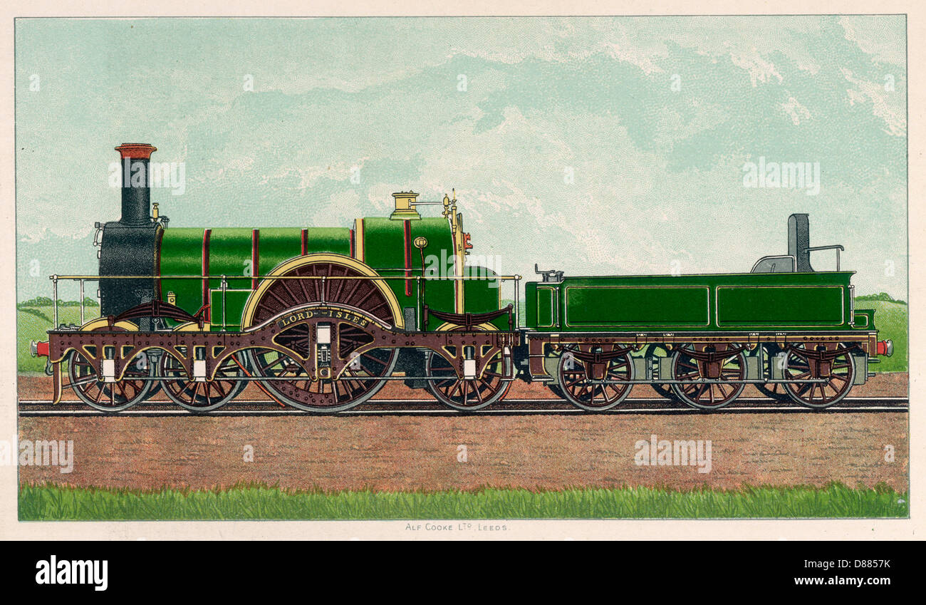 Great Western Rail - 1850 Stock Photo - Alamy