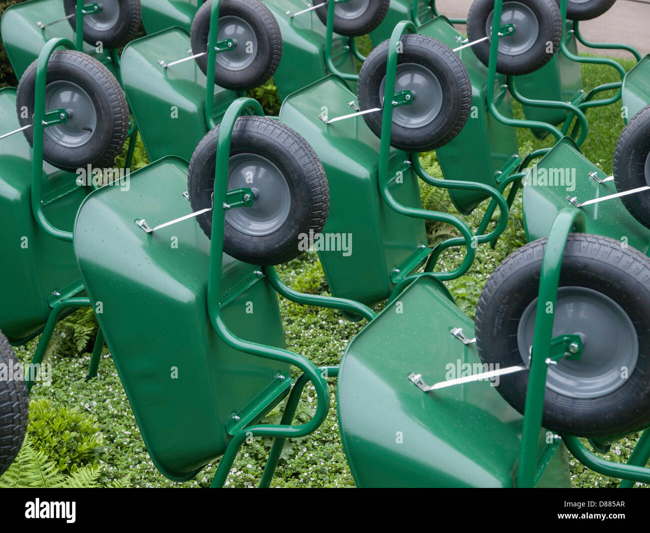 Rhs chelsea flower show wheelbarrows hi-res stock photography and ...