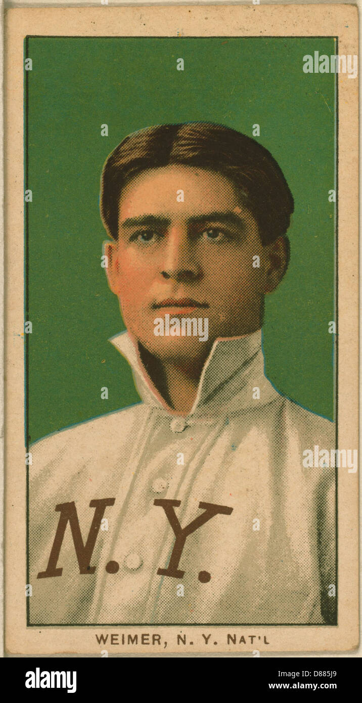 Jake Weimer baseball card Stock Photo - Alamy