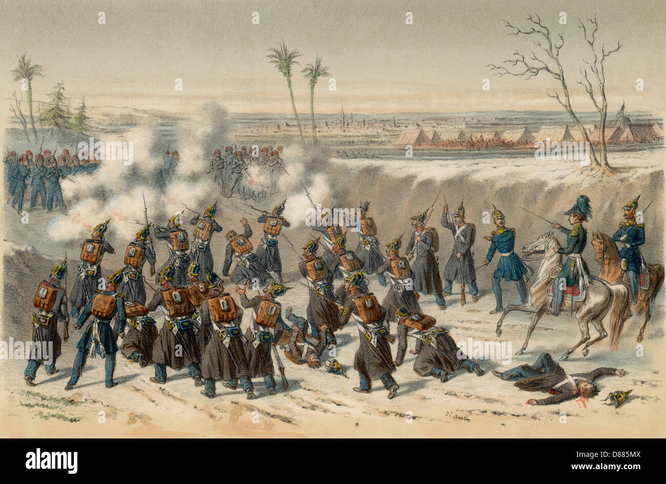 COMBAT AT KALAFAT Stock Photo - Alamy