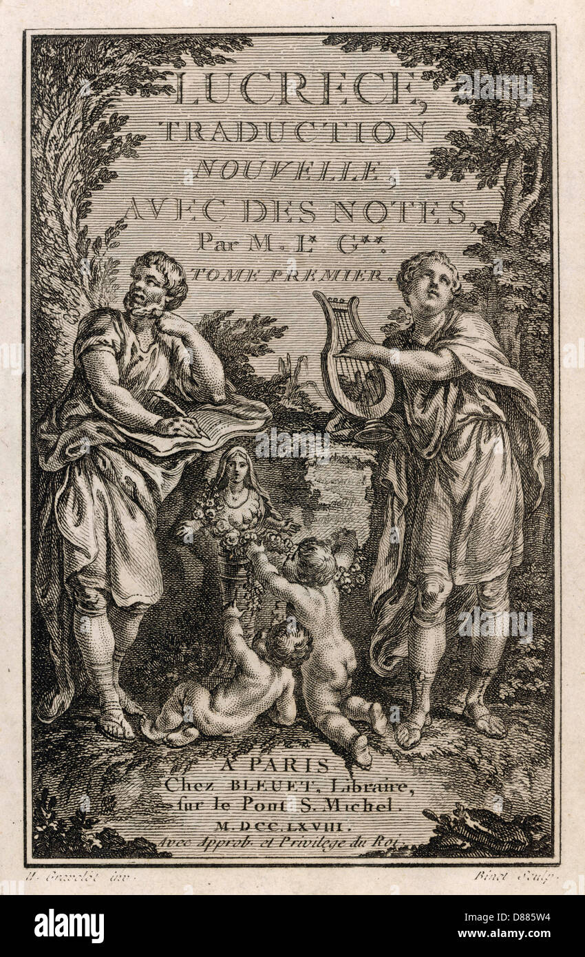Lucretius Title Page Stock Photo - Alamy