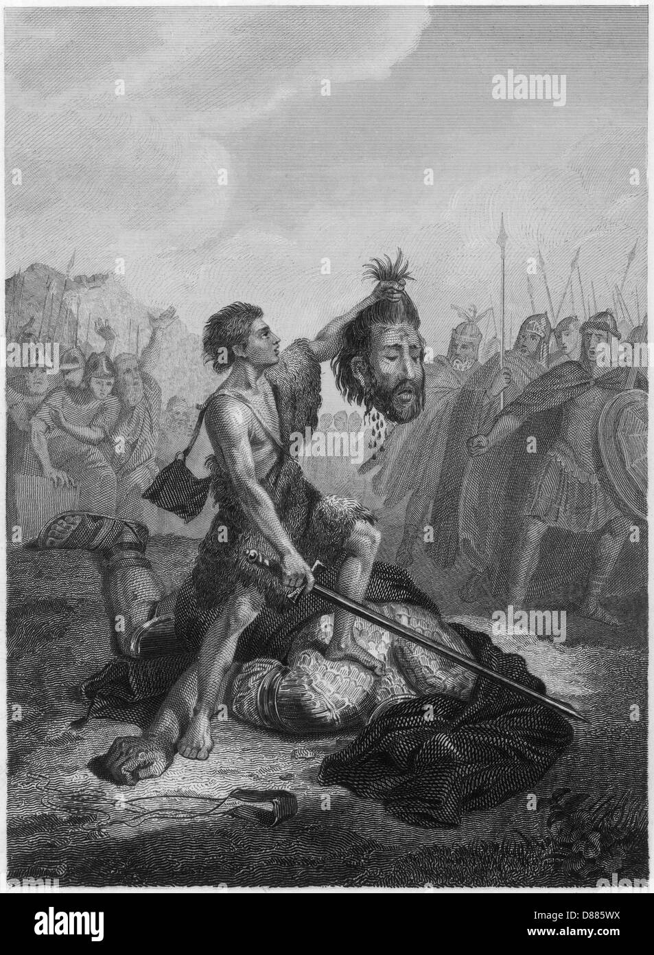 David and goliath sling hi-res stock photography and images - Alamy